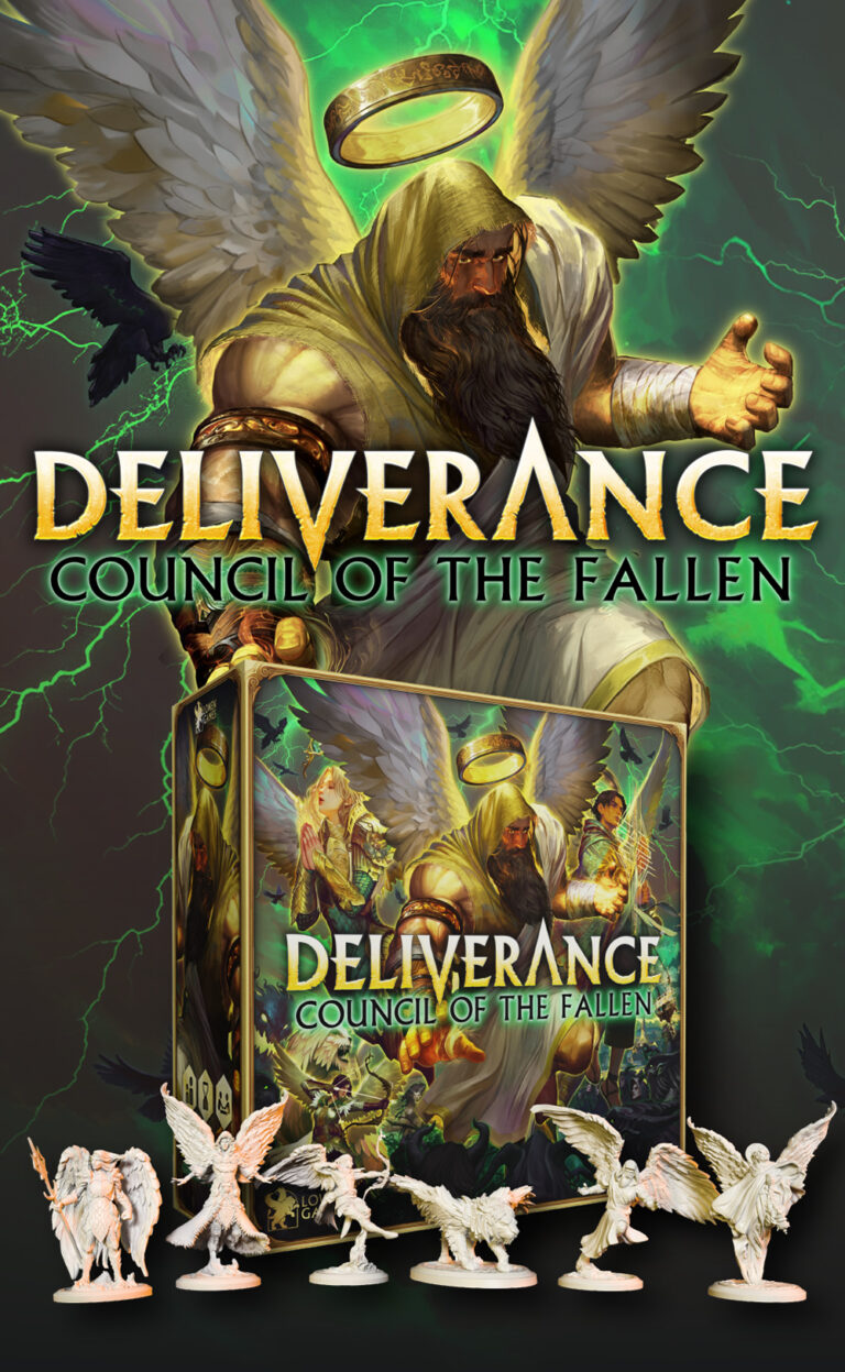 Deliverance | Angelic Warfare Board Game | 1-4 Co-op & Solo